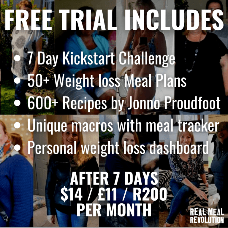 Beginner 7 Day Banting Meal Plan - Real Meal Revolution